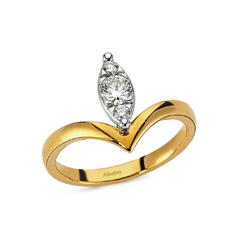 Pırlanta Damla Yüzük