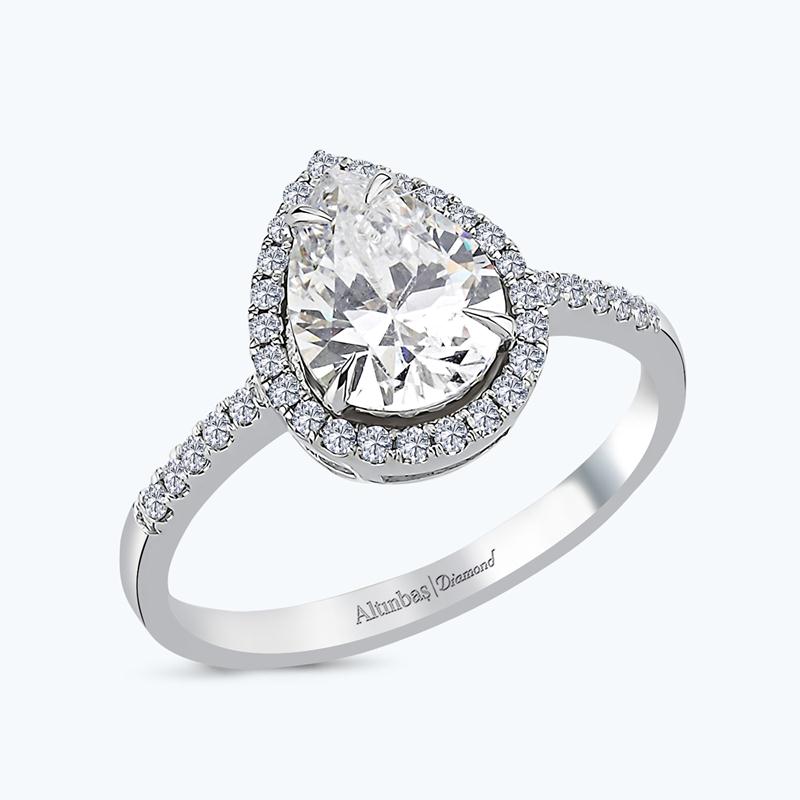 Pırlanta Damla Yüzük