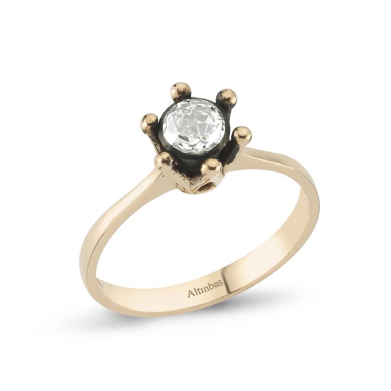 Elmas Tektaş Yüzük