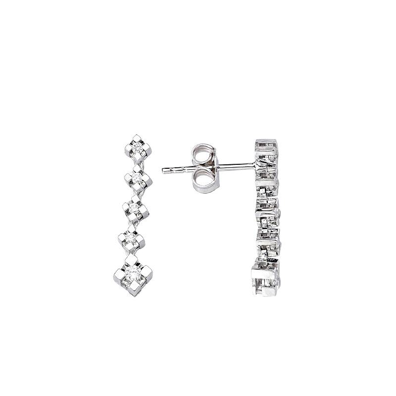 Pırlanta Su Yolu Küpe