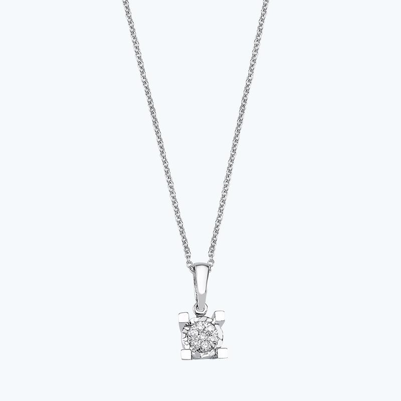 Pırlanta Tektaş Kolye