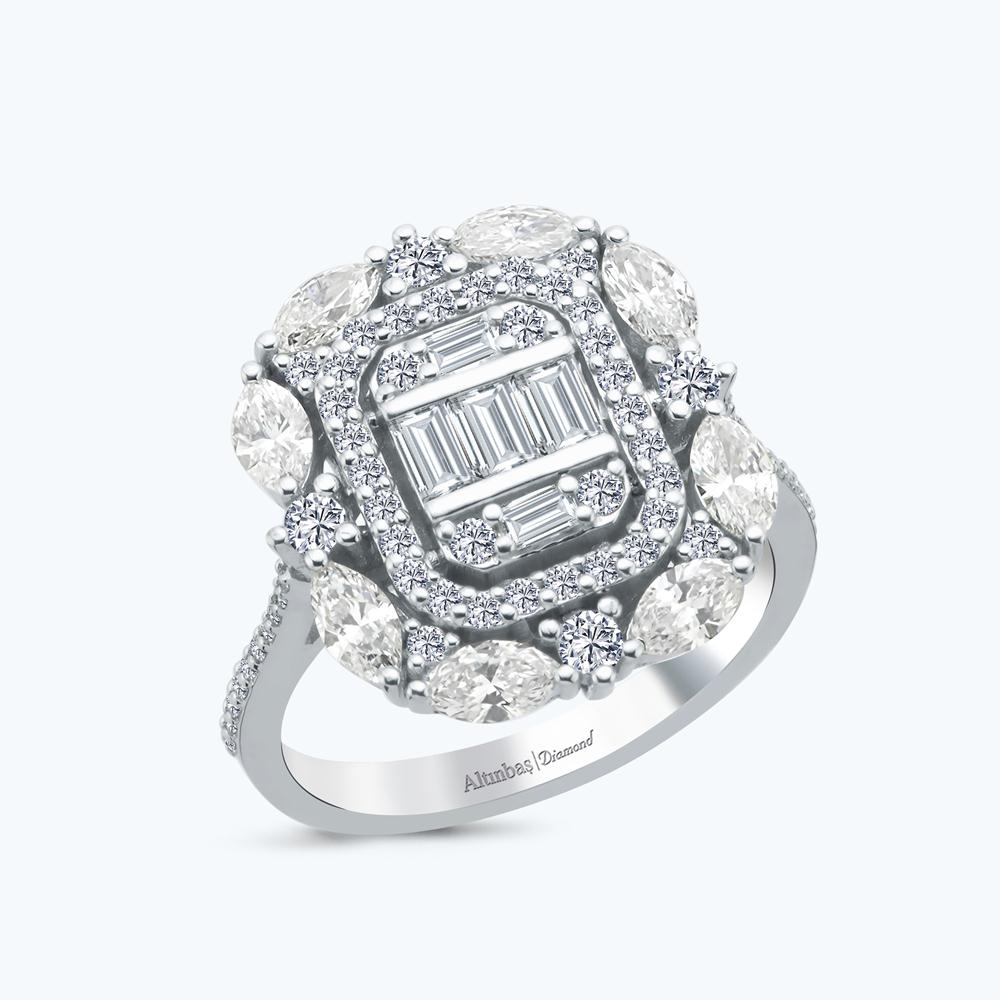 Pırlanta Baget Yüzük