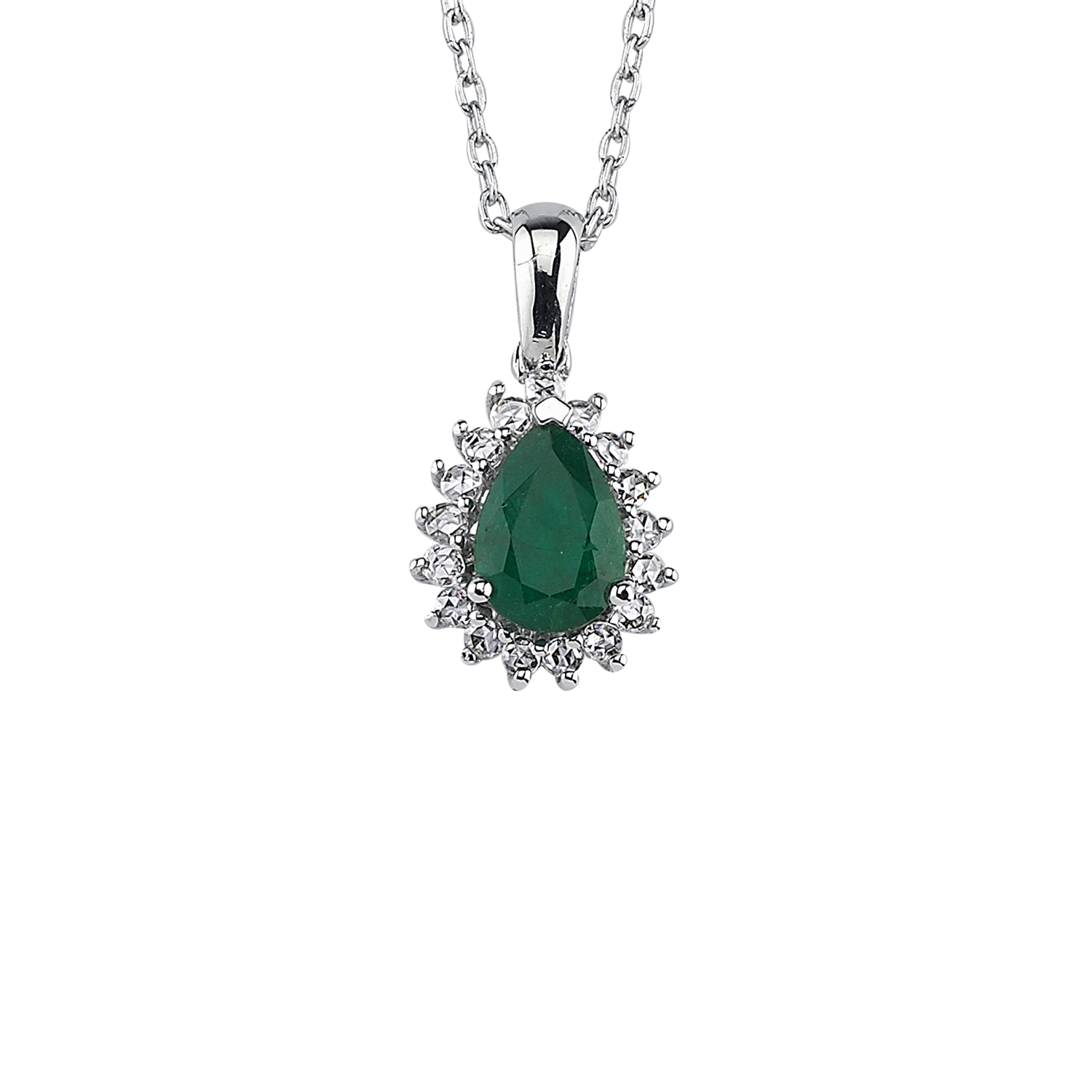 Pırlanta Zümrüt Kolye