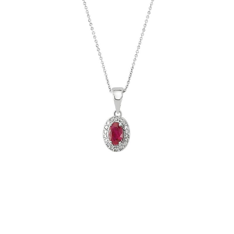 Pırlanta Yakut Kolye