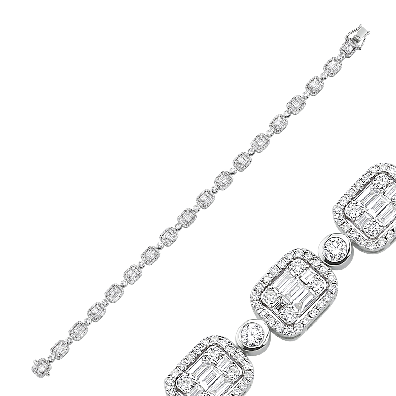 Pırlanta Baget Bileklik