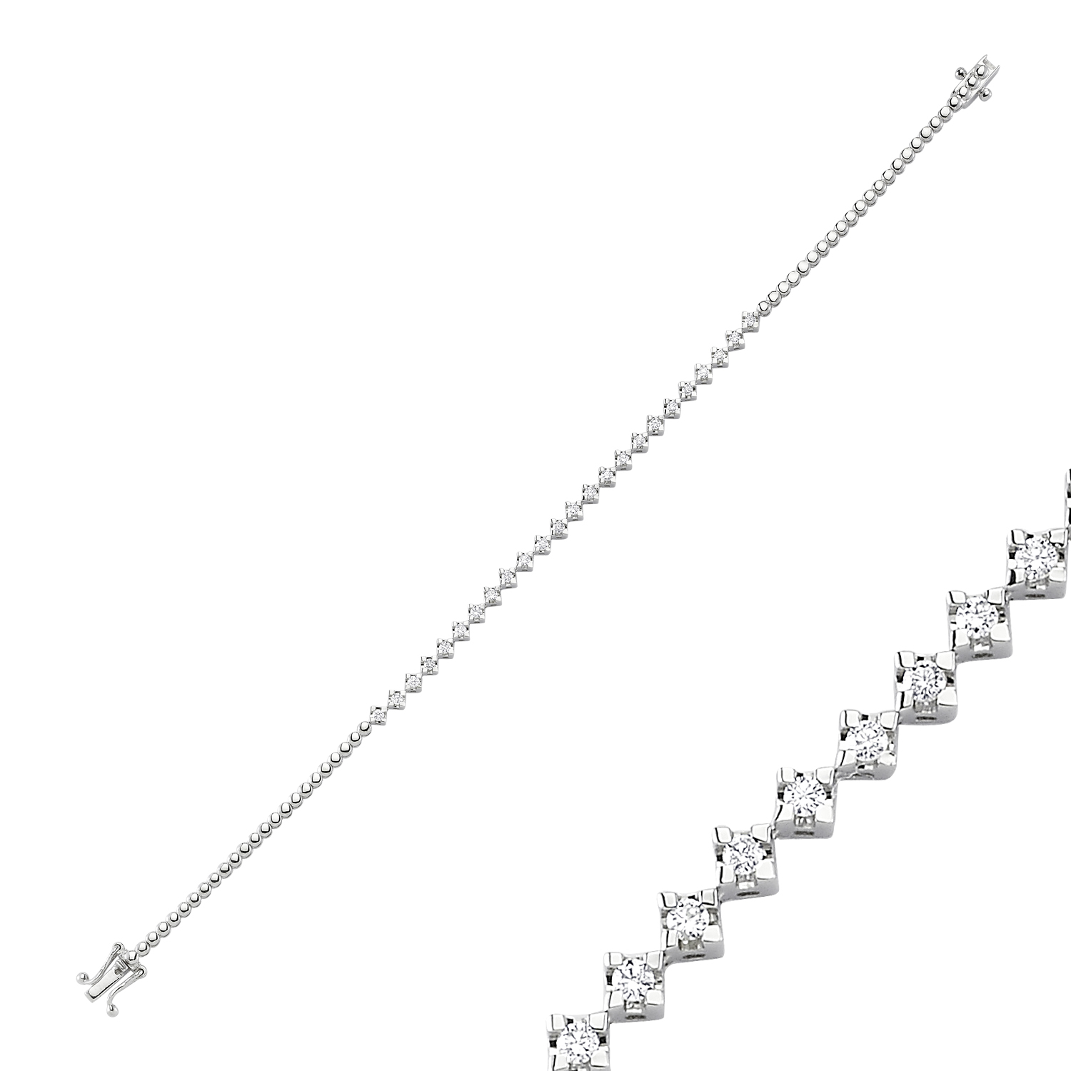 Pırlanta Su Yolu Bileklik