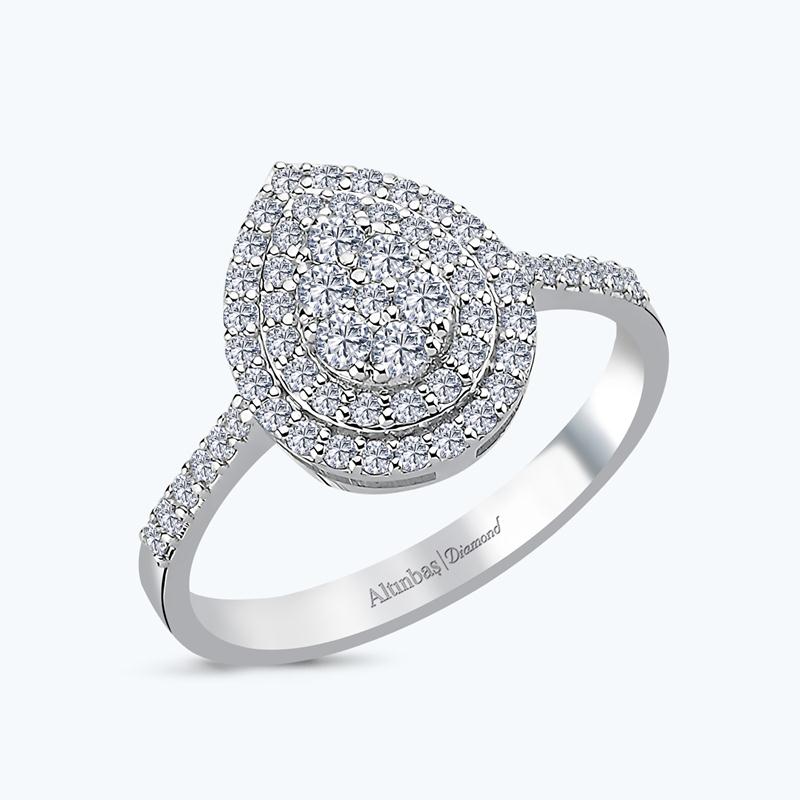 Pırlanta Damla Yüzük