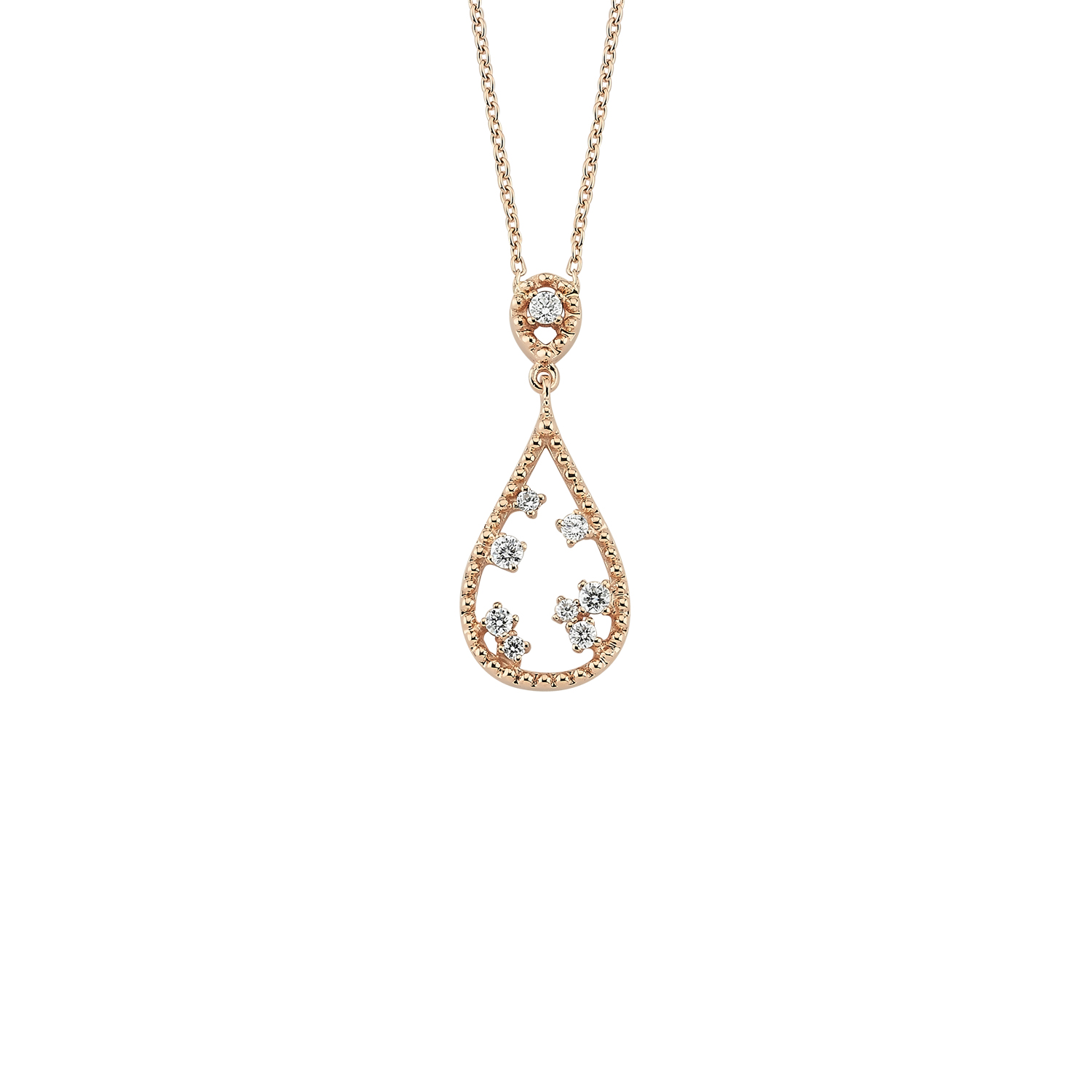 Pırlanta Damla Kolye