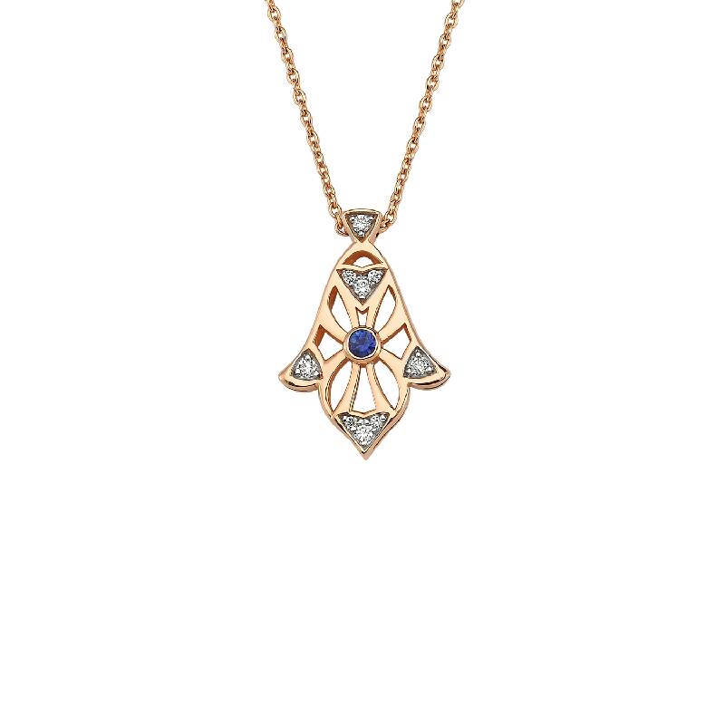 Pırlanta Fatma Ana Eli Kolye