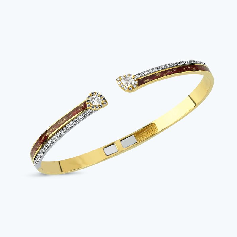 Pırlanta Kelepçe Bilezik