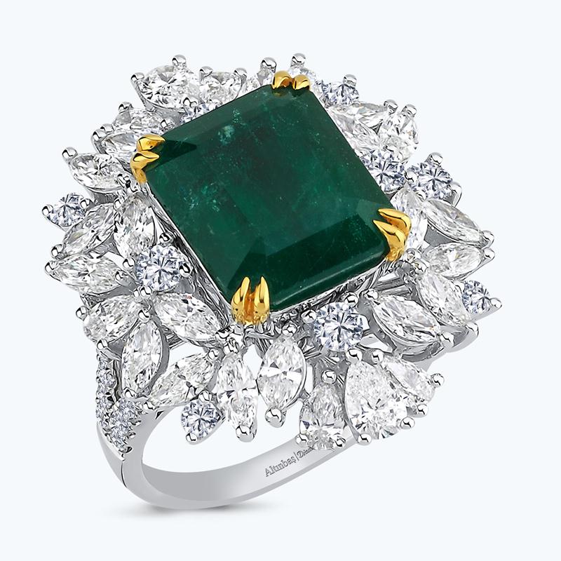 Pırlanta Zümrüt Kolye