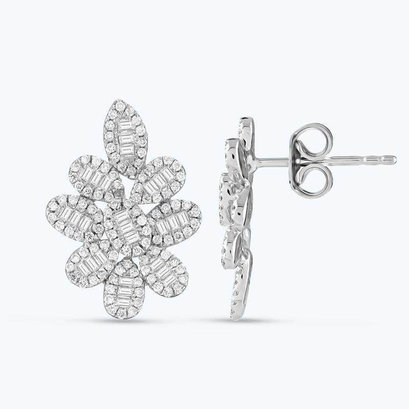 Pırlanta Baget Küpe