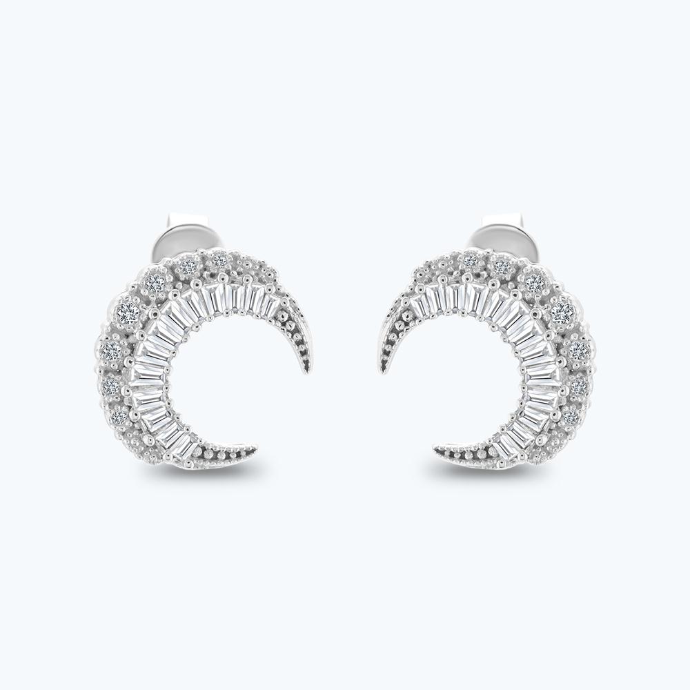 Pırlanta Baget Küpe