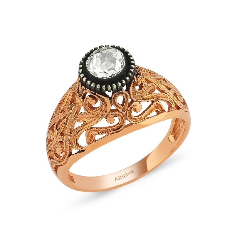 Elmas Tektaş Yüzük