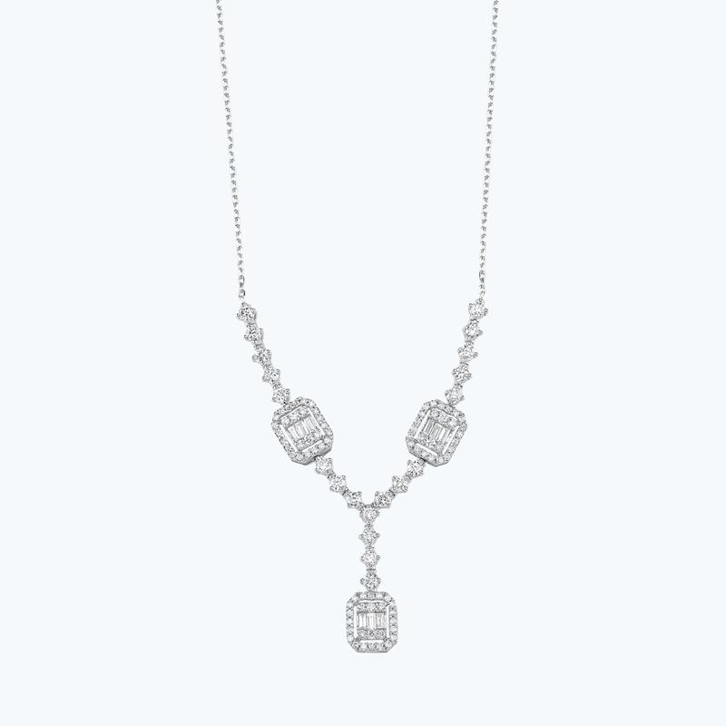 Pırlanta Baget Kolye