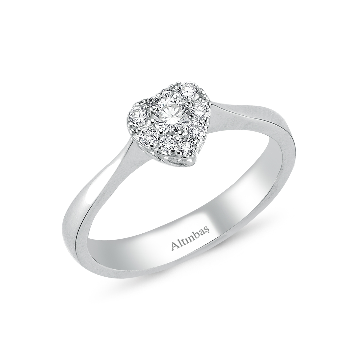 Pırlanta Bouquet Kalp Yüzük