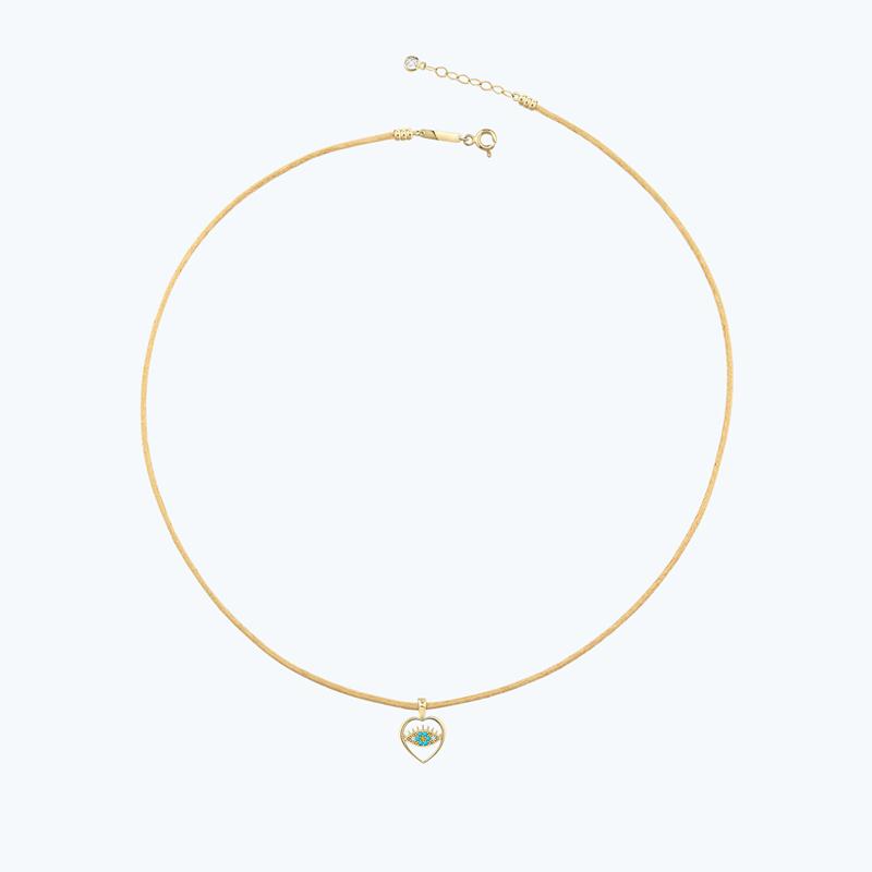 Altınbaş Besties Kalpli Göz Kolye