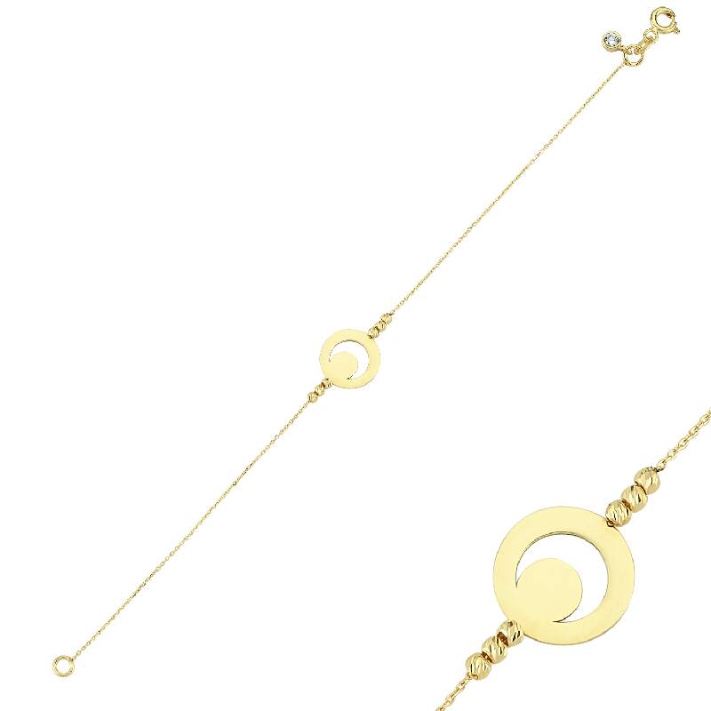 Altın Hilal Bileklik