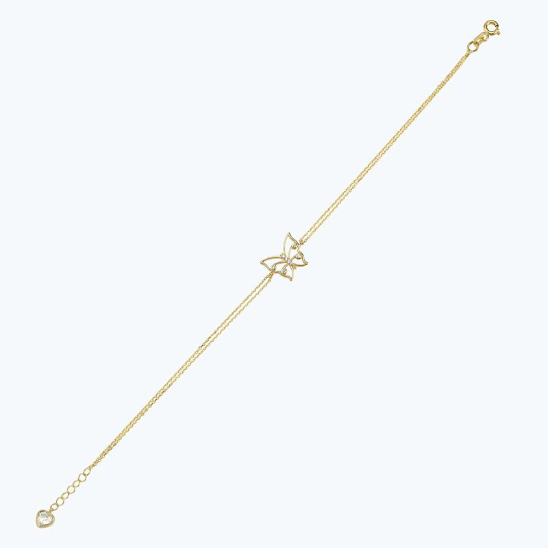 Altın Kelebek Bileklik