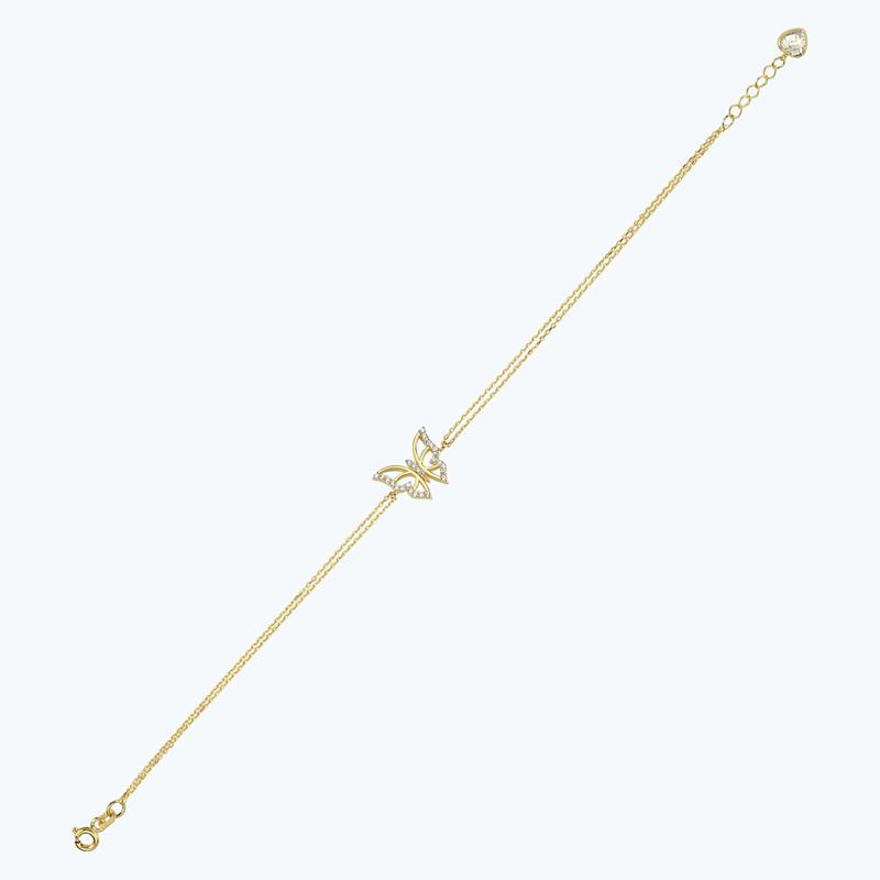 Altın Kelebek Bileklik