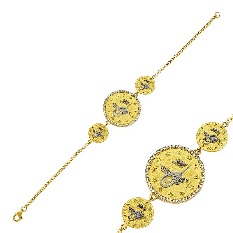 Altın Tuğralı Bileklik