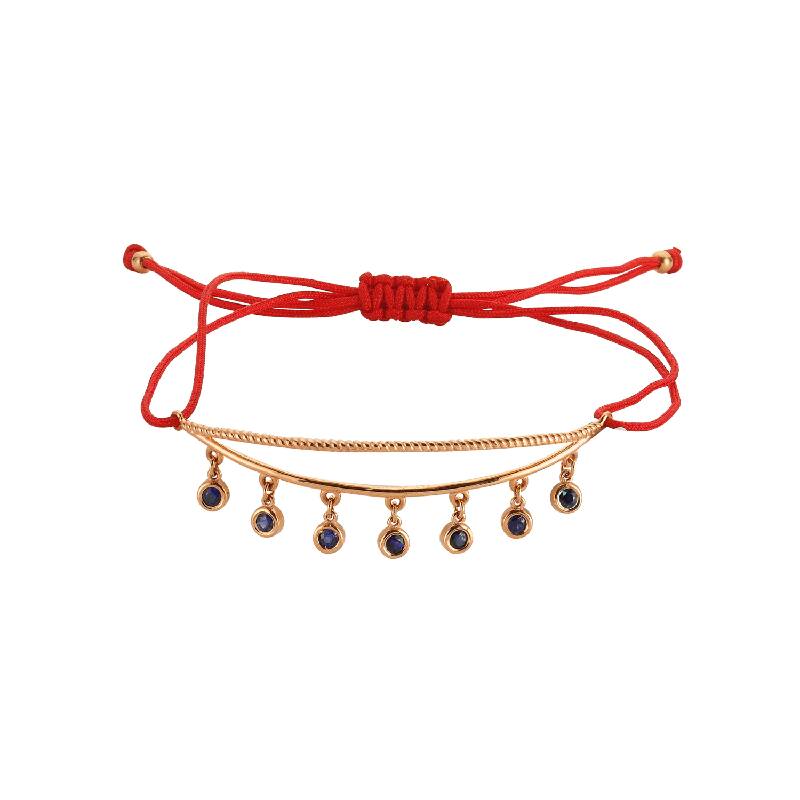 Altın Marin Safir Bileklik