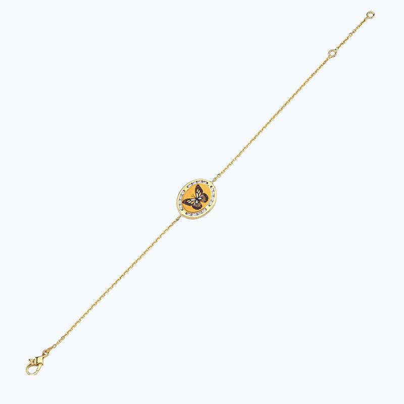 Altın Kelebek Bİleklik