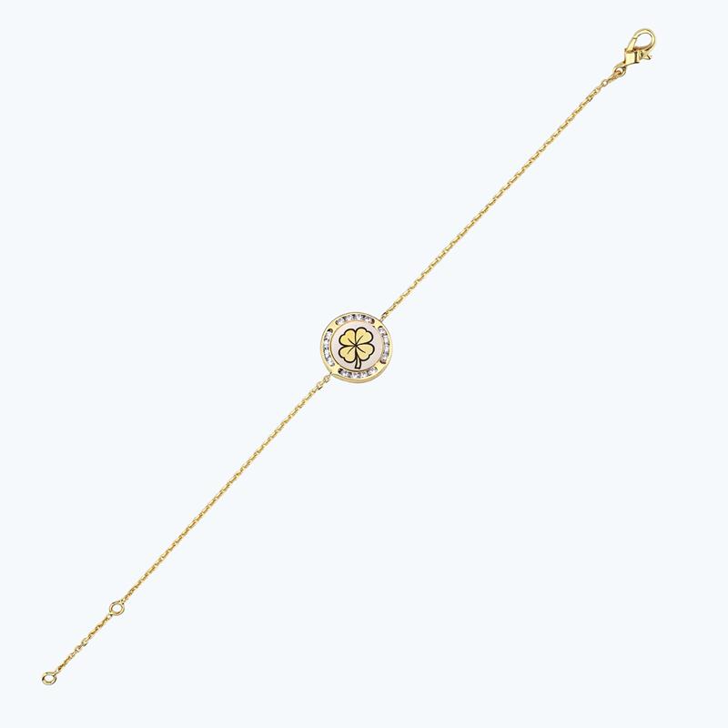 Altın Yonca Bileklik