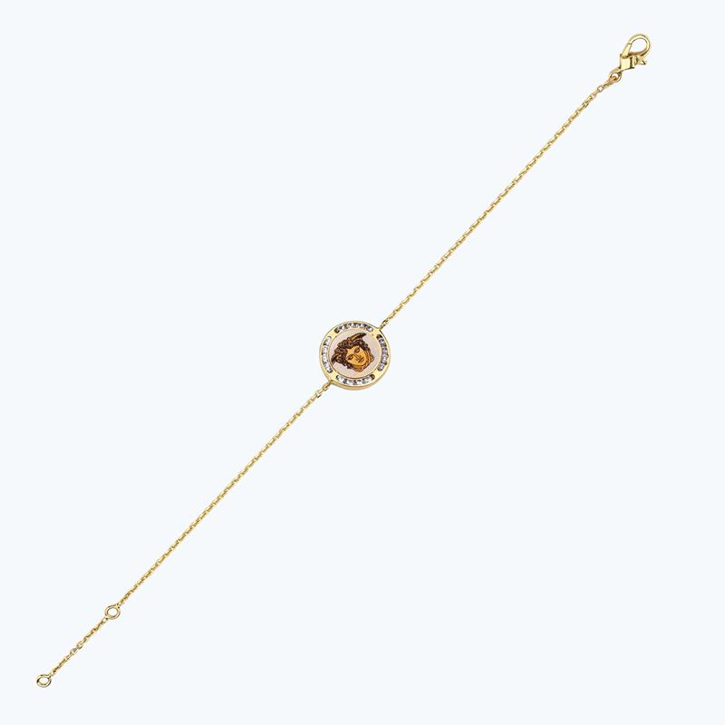 Altın Medusa Bileklik