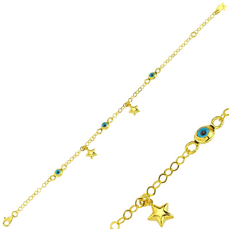 22 Ayar Altın Yıldız Bileklik