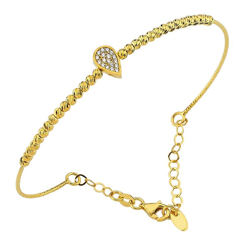 22 Ayar Altın Damla Bilezik