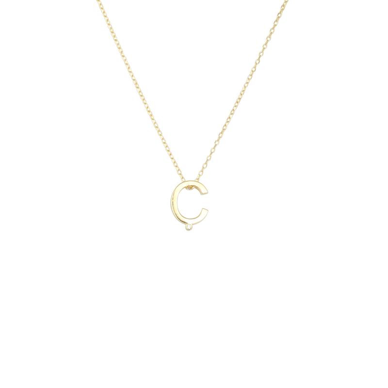 Altın Ç Harfi Kolye