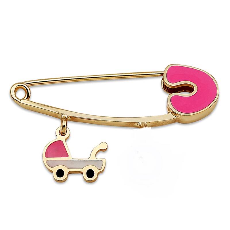 Altın Bebek Arabası İğne