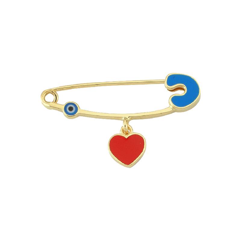 Altın Bebek Kalp İğne