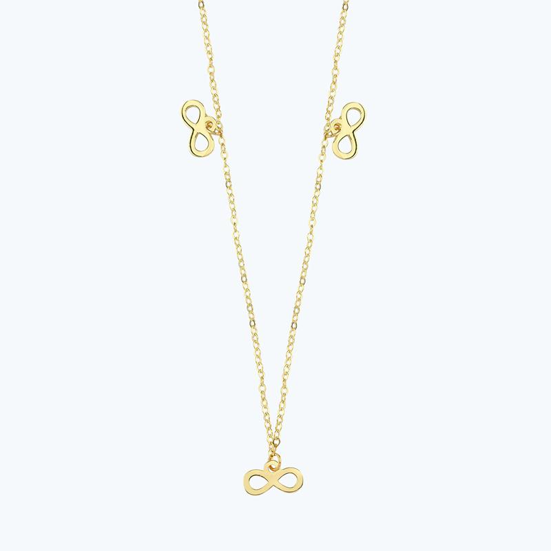 Altın Sonsuzluk Kolye