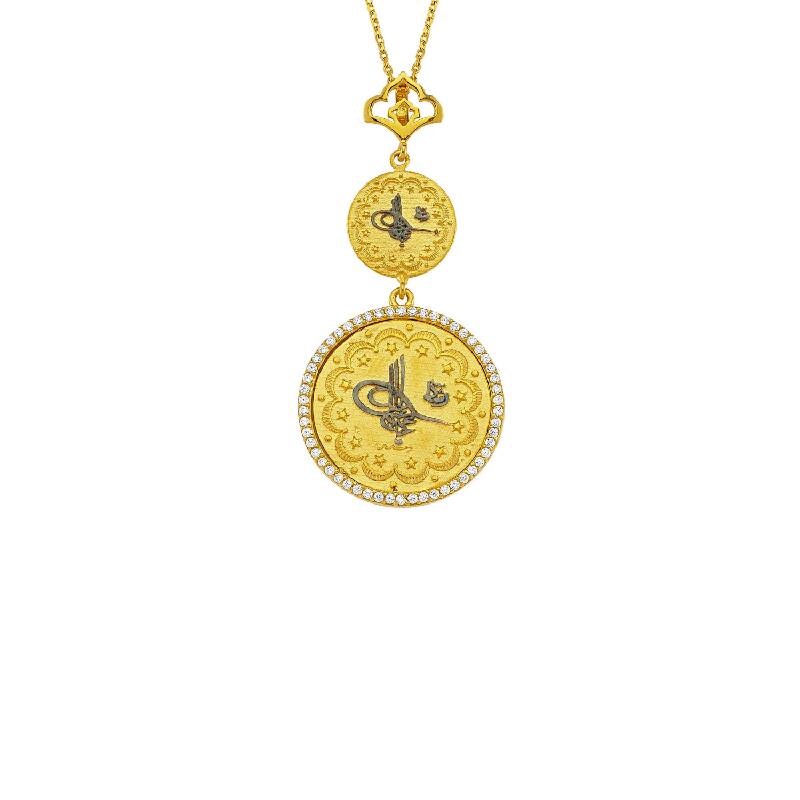 22 Ayar Altın Tuğra Kolye