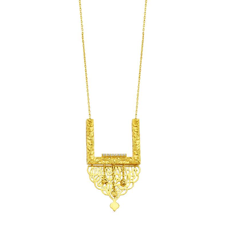 22 Ayar Altınoluk Kolye