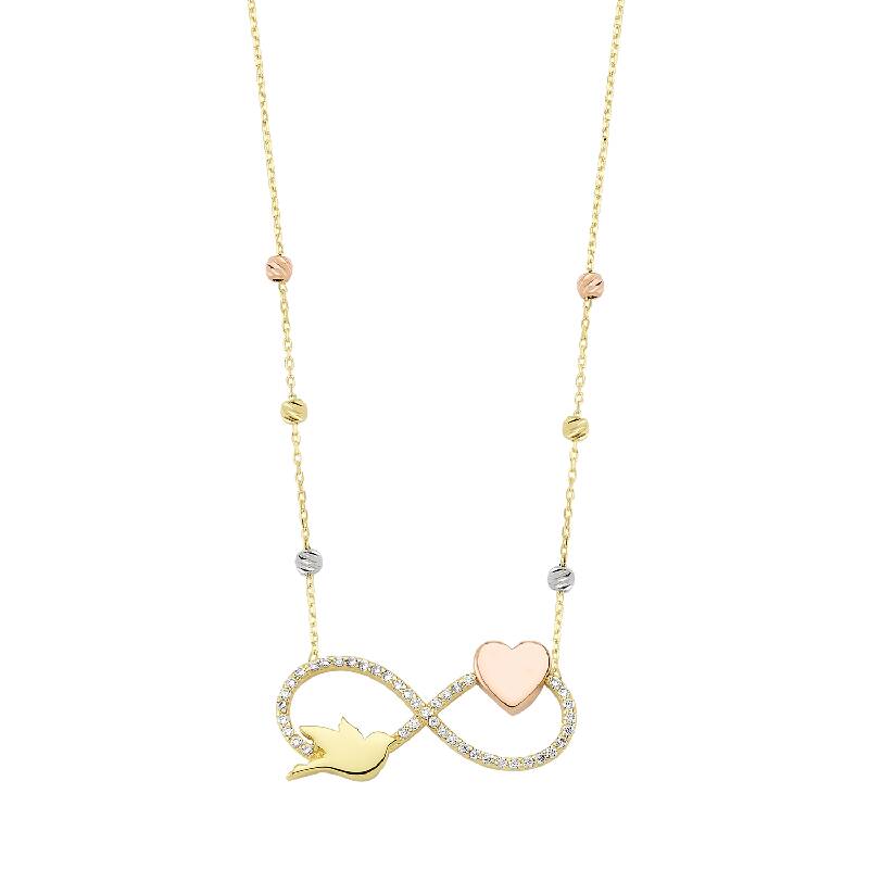 Altın Sonsuzluk Kolye