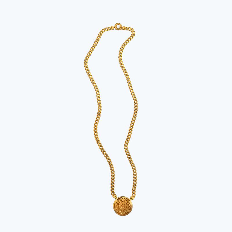 22 Ayar Altın Yaşam Çiçeği Kolye