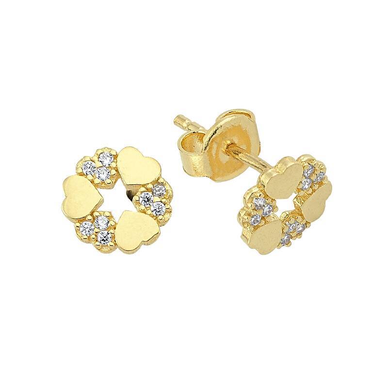 Altın Çocuk Kalp Küpe