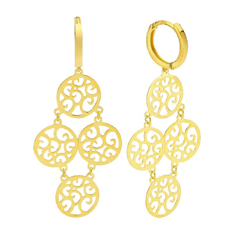 22 Ayar Altın Küpe