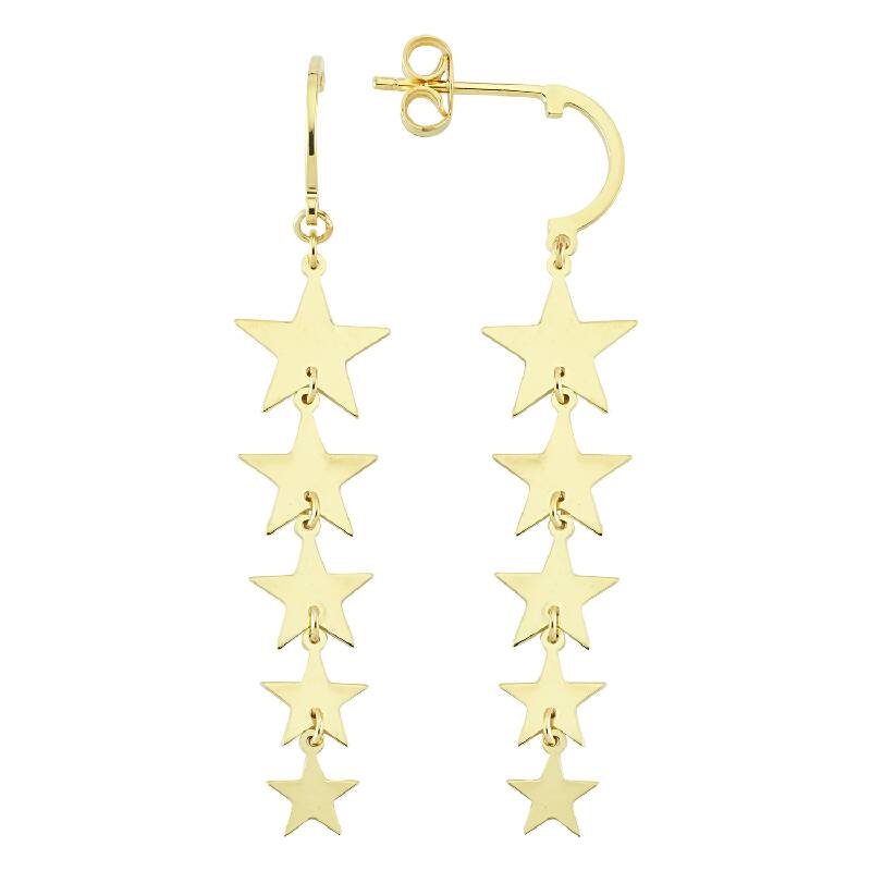 Altın Yıldız Küpe