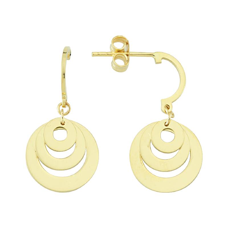 Altın Sallantılı Küpe