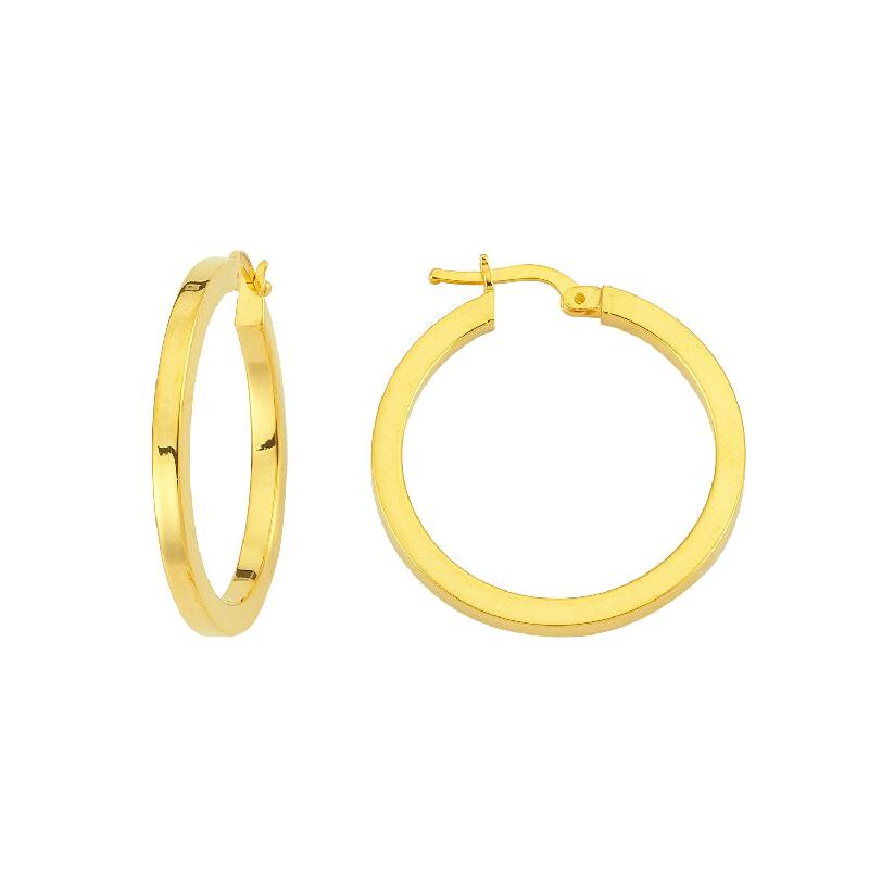 22 Ayar Altın Halka Küpe