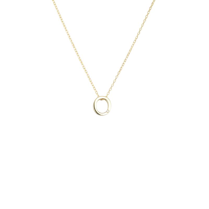 Altın O Harfi Kolye