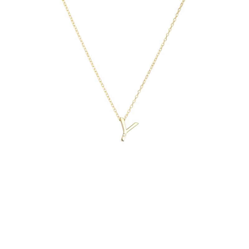 Altın Y Harfi Kolye