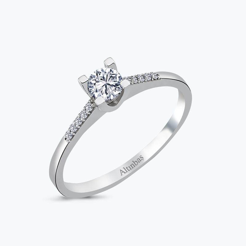 Altın Tektaş Yüzük