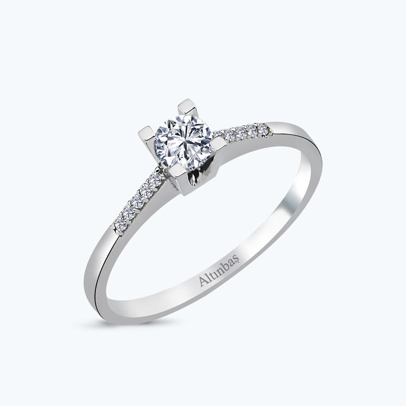 Altın Tektaş Yüzük