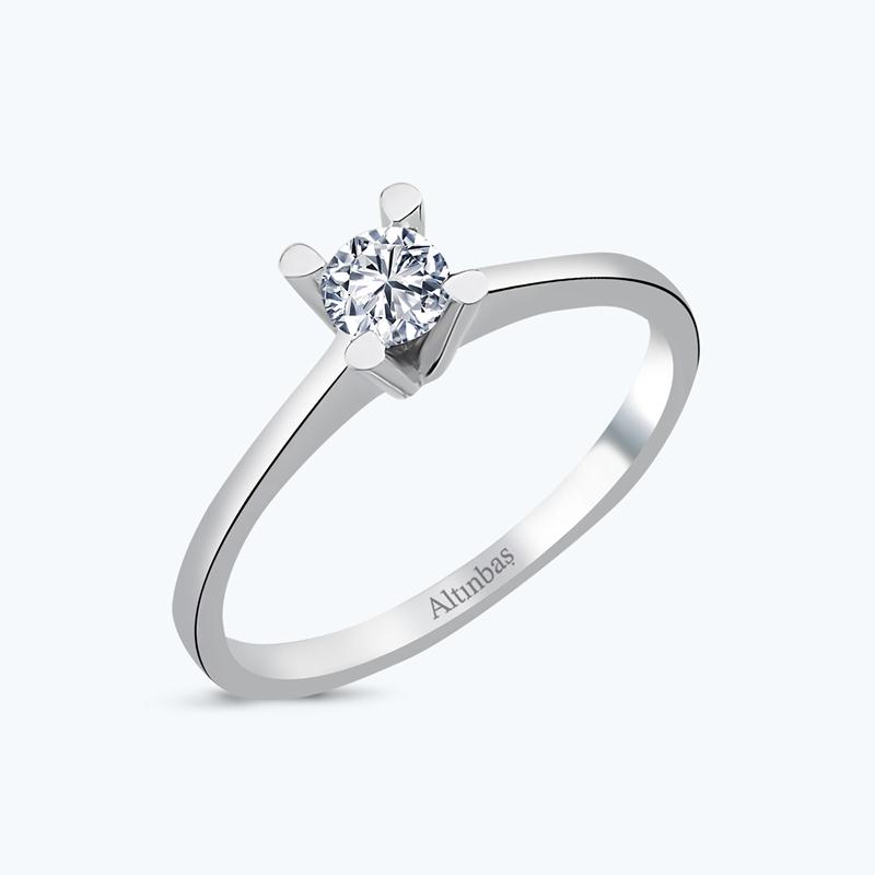 Altın Tektaş Yüzük