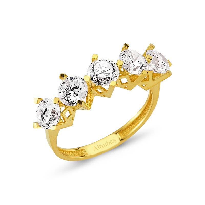 22 Ayar Beştaş Yüzük